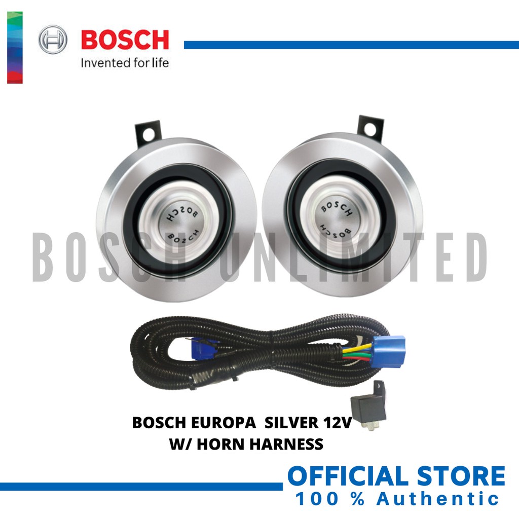 ♞Bosch Europa Silver (911) with HORN HARNESS (easy installation ...