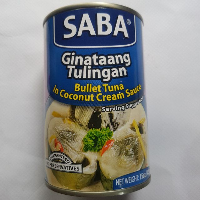 ♟Saba Ginataang Tulingan Bullet Tuna in Coconut Cream Sauce 425g ...