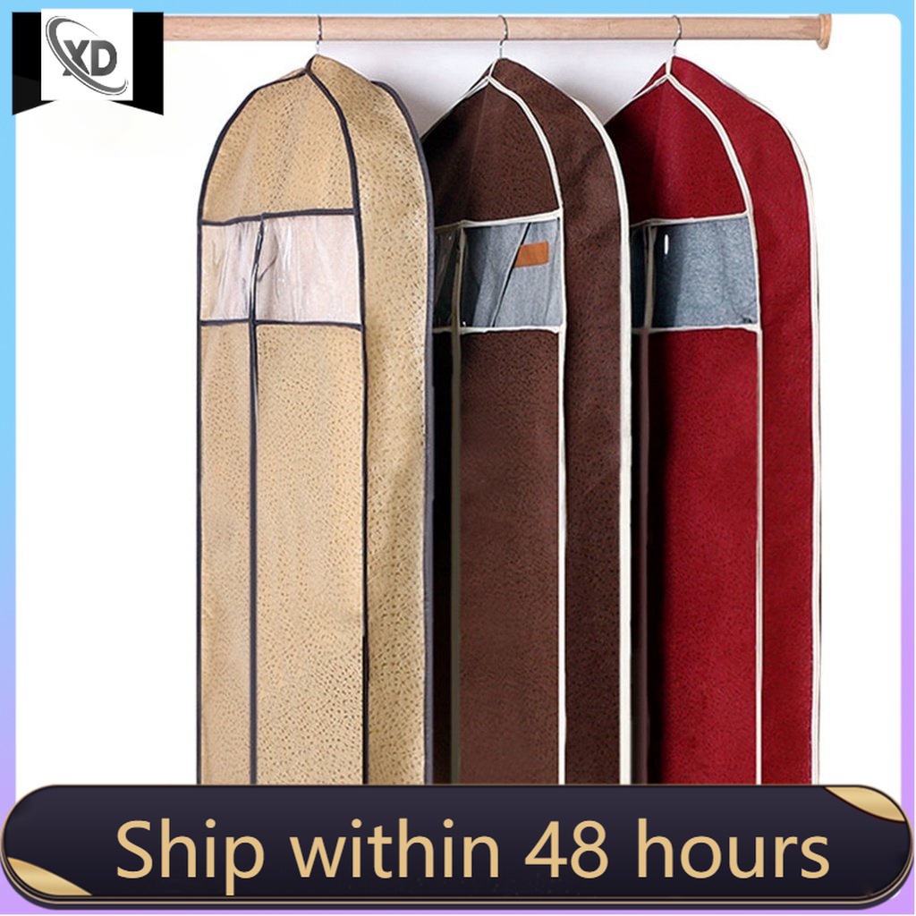 3D Hanging Clothes Cover Protect Case Household Closet Clothes Dust ...