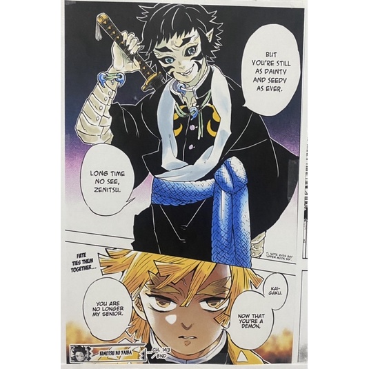 ♞MANGA PANELS KIMETSU NO YAIBA DEMON SLAYER WALL DECOR Bond Paper or ...