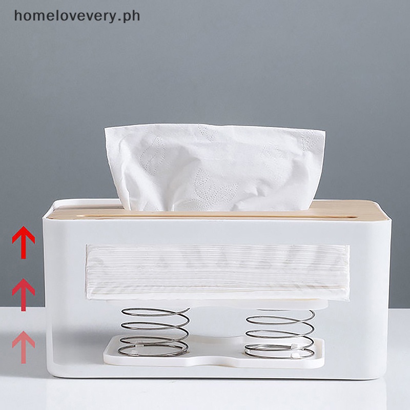 # home # Creative Spring Holder Tissue Box Automatic Lift Tissue Car ...
