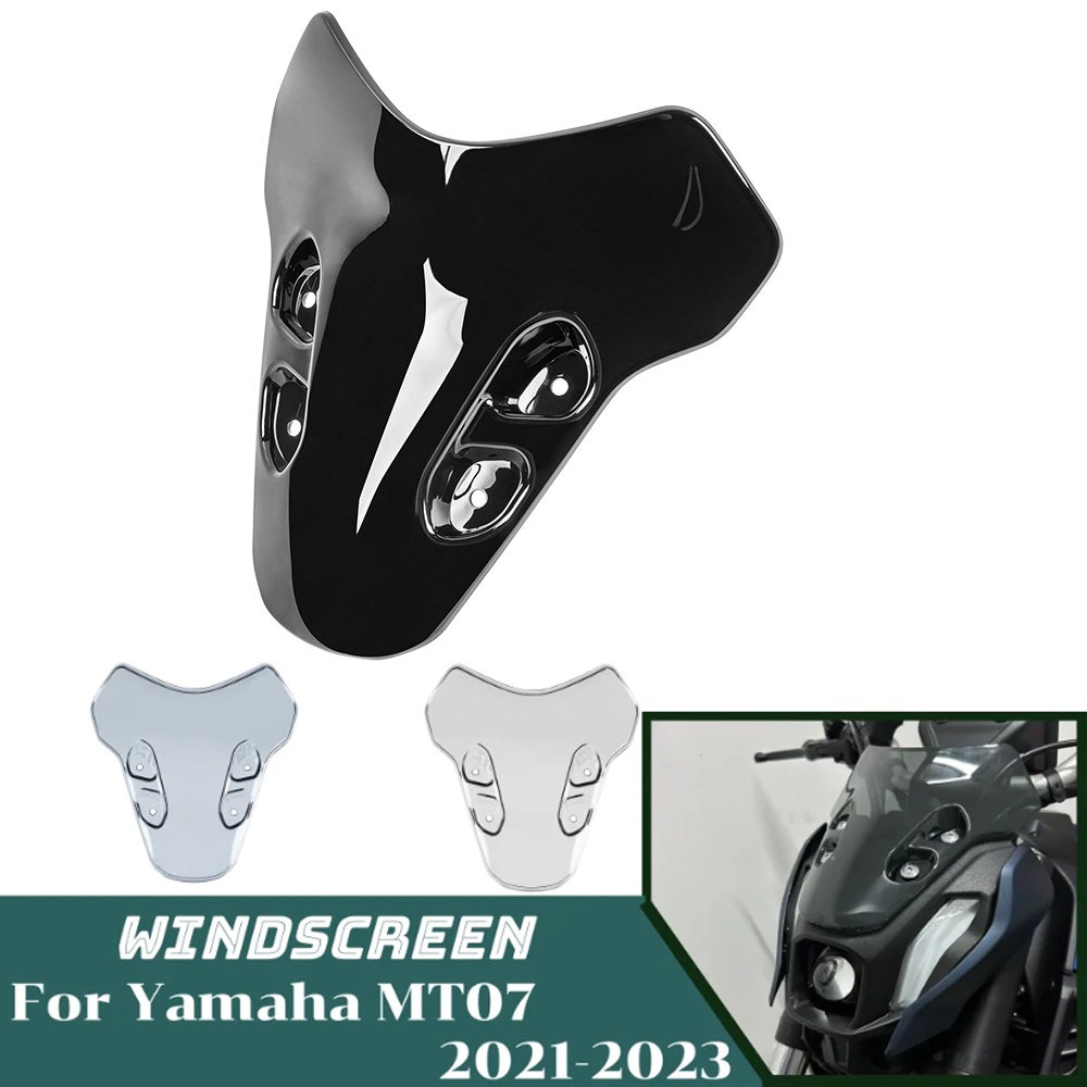 MT07 Sport Touring Windshield Windscreen For MT-07 MT 07 2021 2022 2023 ...