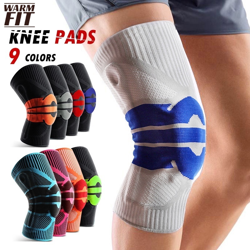 Sports Knee Support Pad High Compression Silicone Padded Knee Support ...