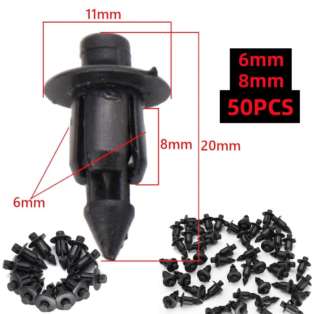 50/100pcs Motor NMAX AEROX Clips Plastic Rivets Car Clips Rivet Y15 R25 ...