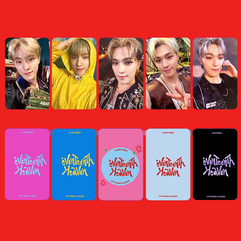 5-13pcs/set SEVENTEEN Lomo Cards SEASONS GTREETINGS ZONE COMEBACK 11th ...
