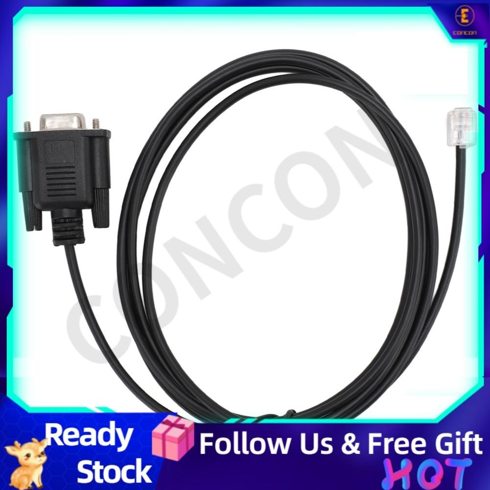 Concon DB9 RS232 To RJ11 6P4C Console Cable 6ft Long Lifespan Easy Use ...
