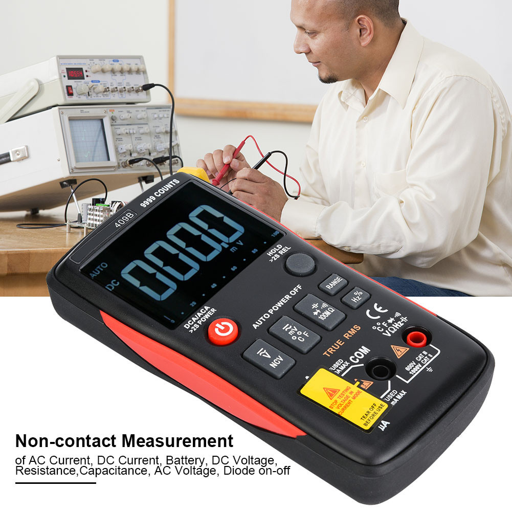 Rrianfo Digital Multimeter Voltage Test Meter Hand Held Stable ...