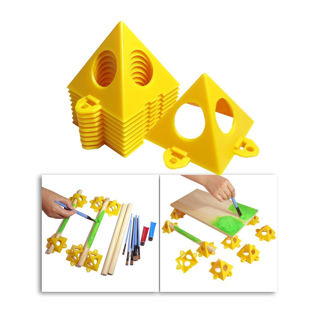 [Maxivogue1] 10 Pieces Painter Pyramid Stands Mini Painting Stands ...
