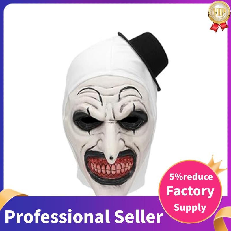 Halloween Terrifier Mask Clown Mask Scary Joker Costume Halloween ...