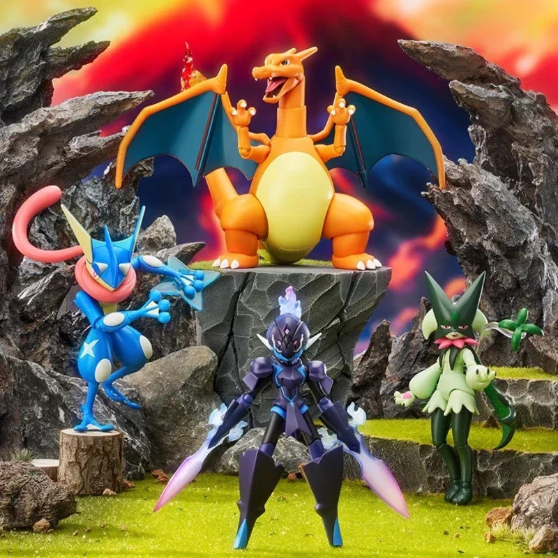 Pokémon Building Blocks Charizard Ceruledge Meowscarada Greninja ...