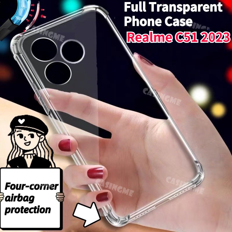 Realme C51 2023 Transparent Shockproof Casing For Realme C51 51C C 51 ...
