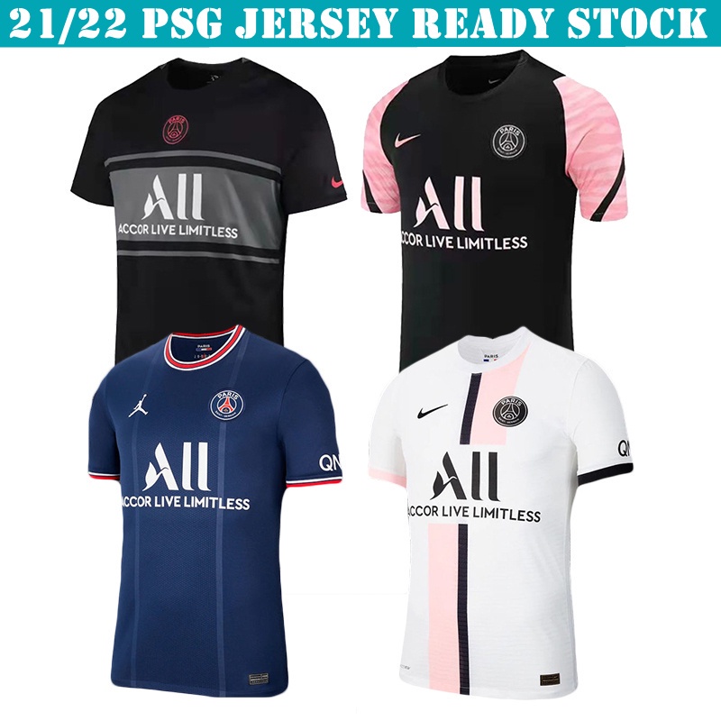 PSG Adult 21/22 Season Messi Paris Saint-Germain Jersey Top Football ...