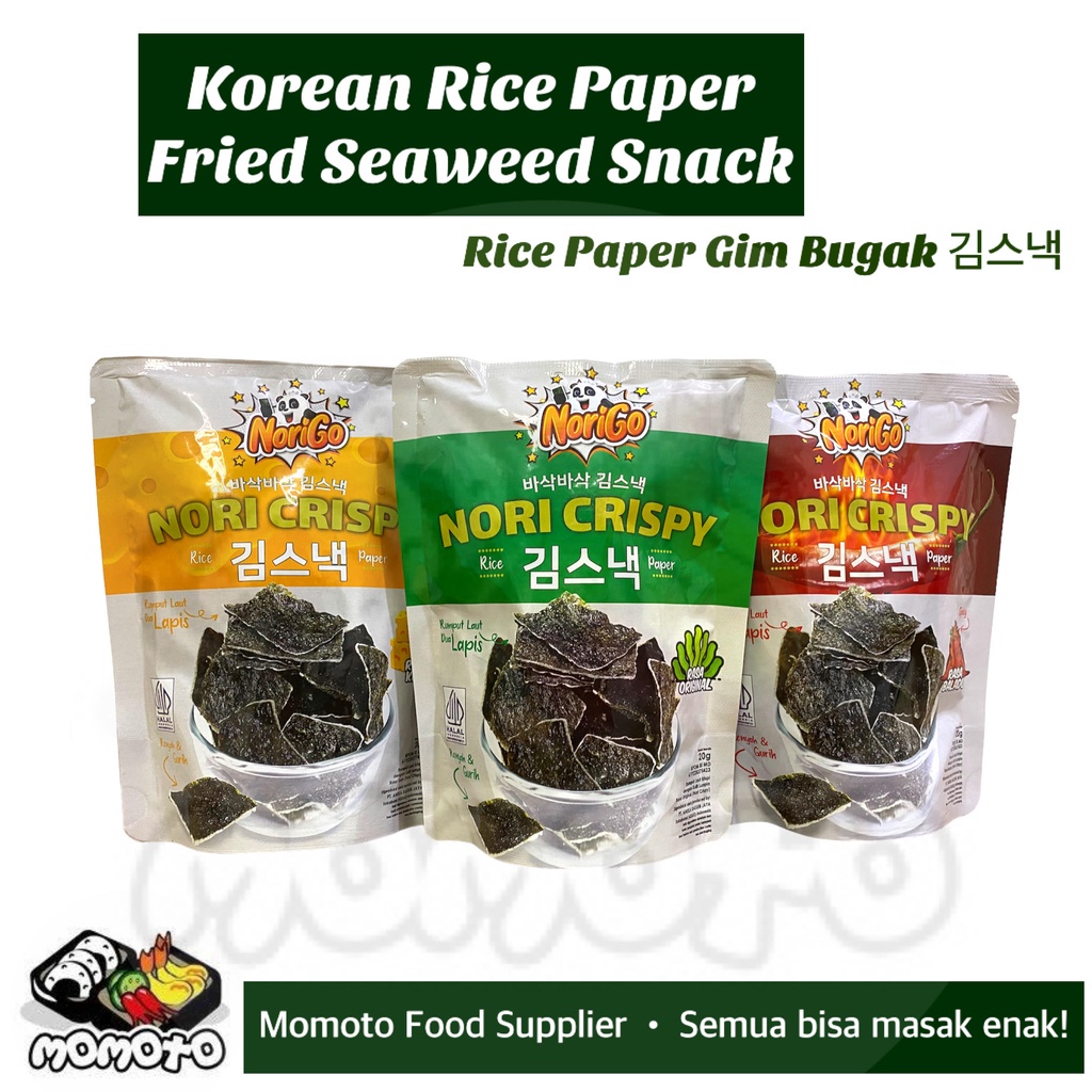Norigo/nori Crispy Seaweed Snack 20g Halal Seaweed | Shopee Philippines