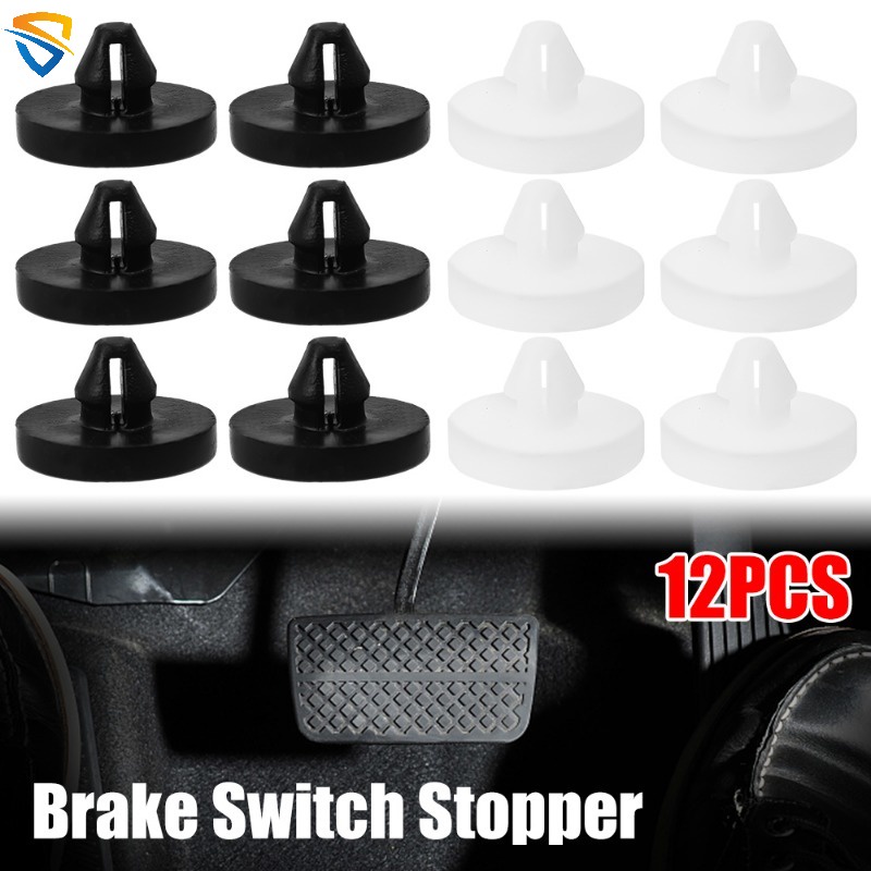 12Pcs Brake Switch Stopper Car Truck Brake Pedal Pad Plastic Brake ...