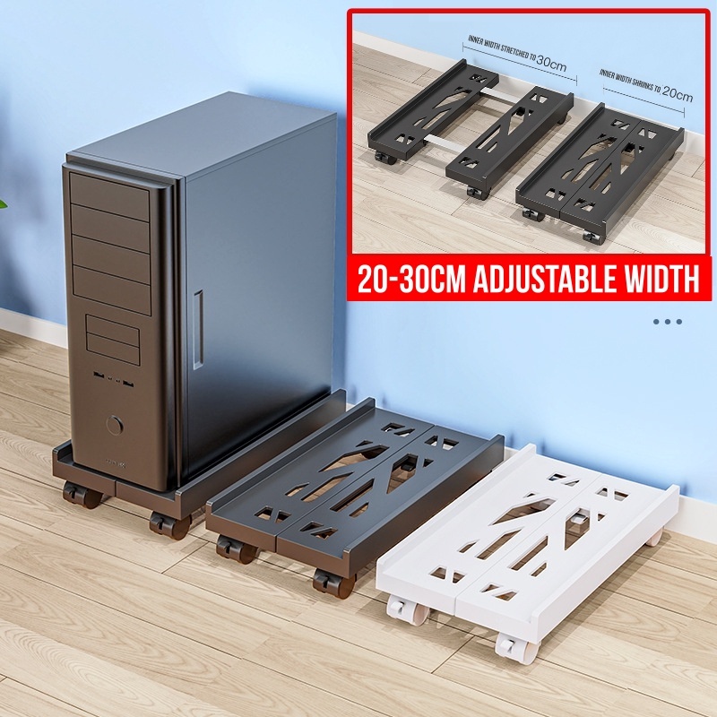 Upgraded Premium PC Tower Stand Holder PS CPU Holder Adjustable Mobile ...