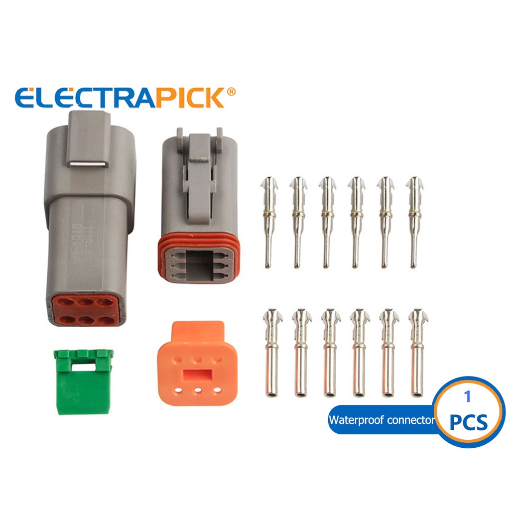 Electrapick 1 Set DT Pin Wire Connector DT06/DT04 2P 3P 4P 6P 8P 12P ...