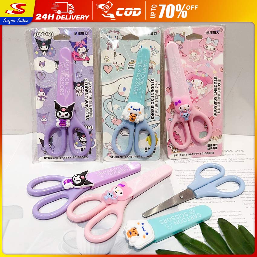 【SuperSales】Cute Sanrios Scissors Kuromi My Melody Scissors Cinnamoroll ...
