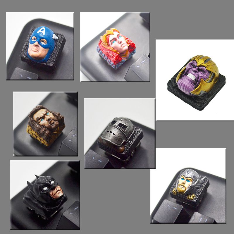 Keycap Museum cross shaft mechanical keyboard resin keycap customized ...