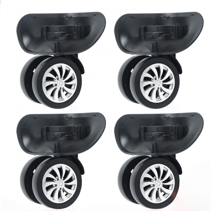 4pcs/set Suitcase luggage wheel replacement Dual Roller Universal ...