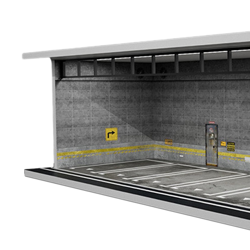 [homyl5dl] Garage Showcase, 1:64 Scale Parking Model Car, Diecast Car ...