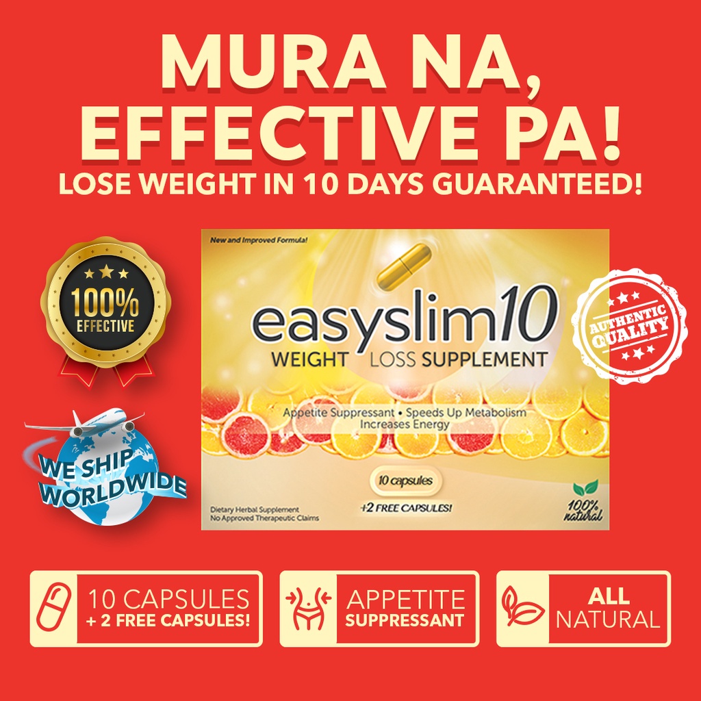 EAsySLIM10 Weight Loss Capsules - STRONG FORMULATION SLIMMING CAPSULES ...