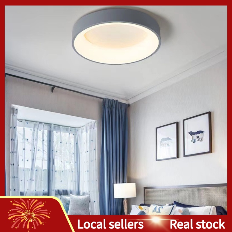 Nordic Tri Color Led Chandelier Ceiling Light for Bedroom Modern Design ...