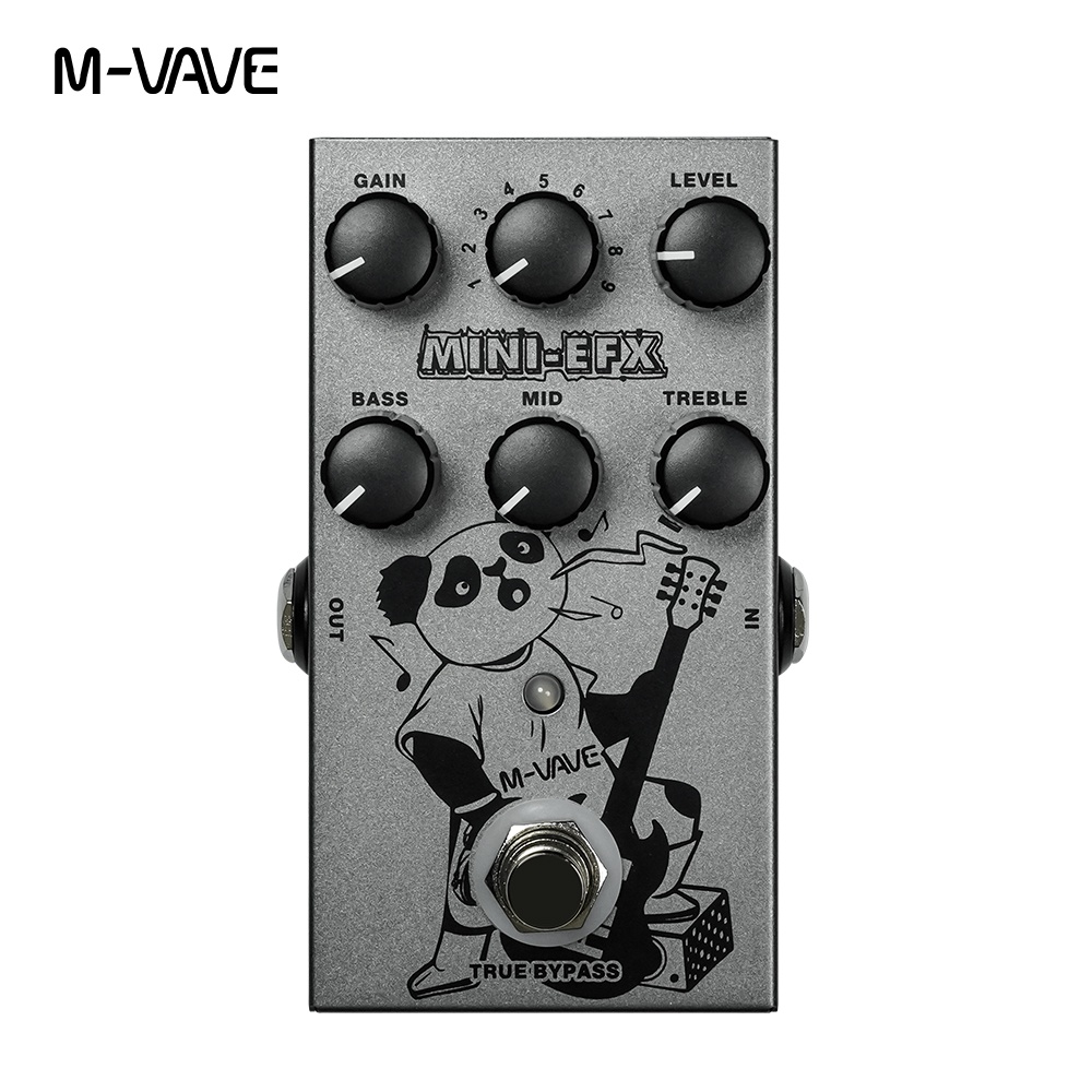 M-vave MINI-EFX Multic-effects Pedal 4 Overdrive Effects 4 Distortion ...