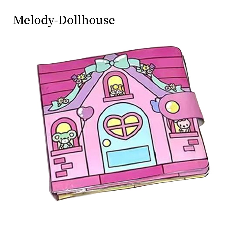 DIY Quiet Book Sanrio Melody Kuromi Quiet Book Homemade Book Laminated ...
