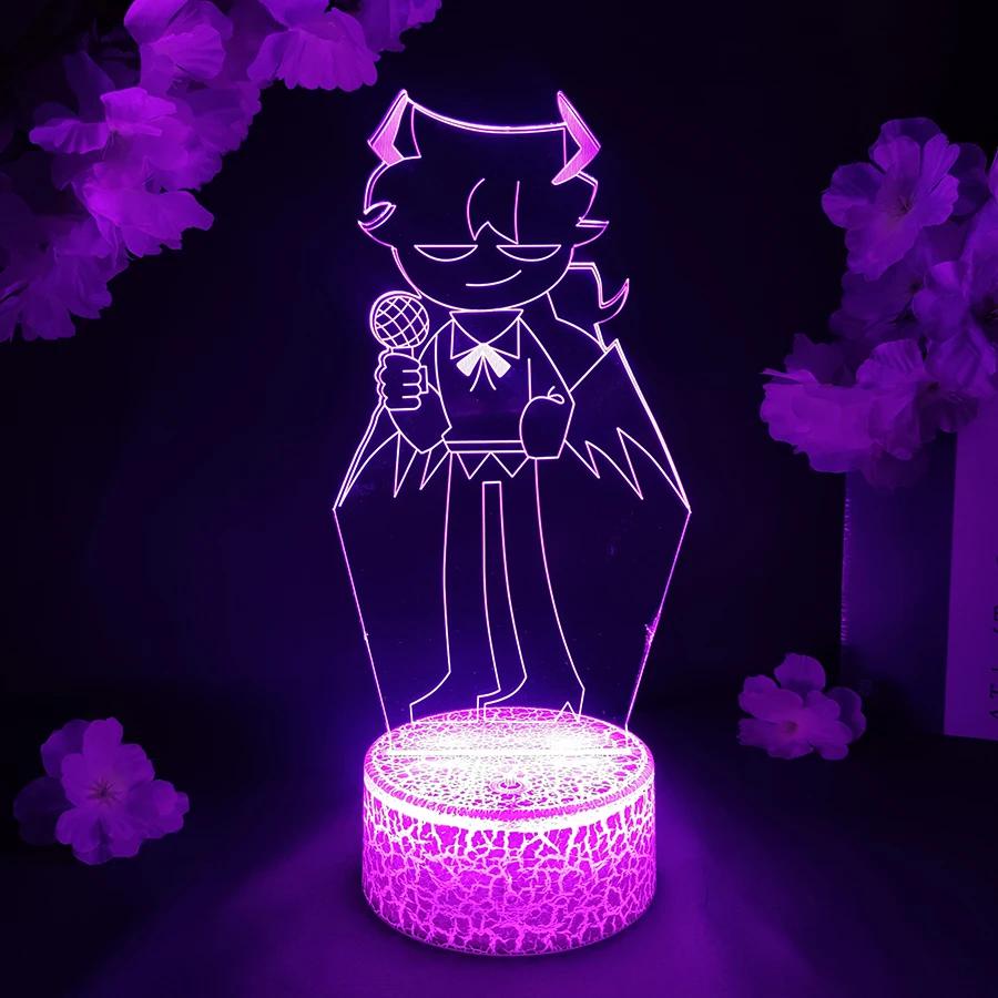 Kawaii Gaming Setup Friday Night Funkin Selever Figure Baby Nightlight ...
