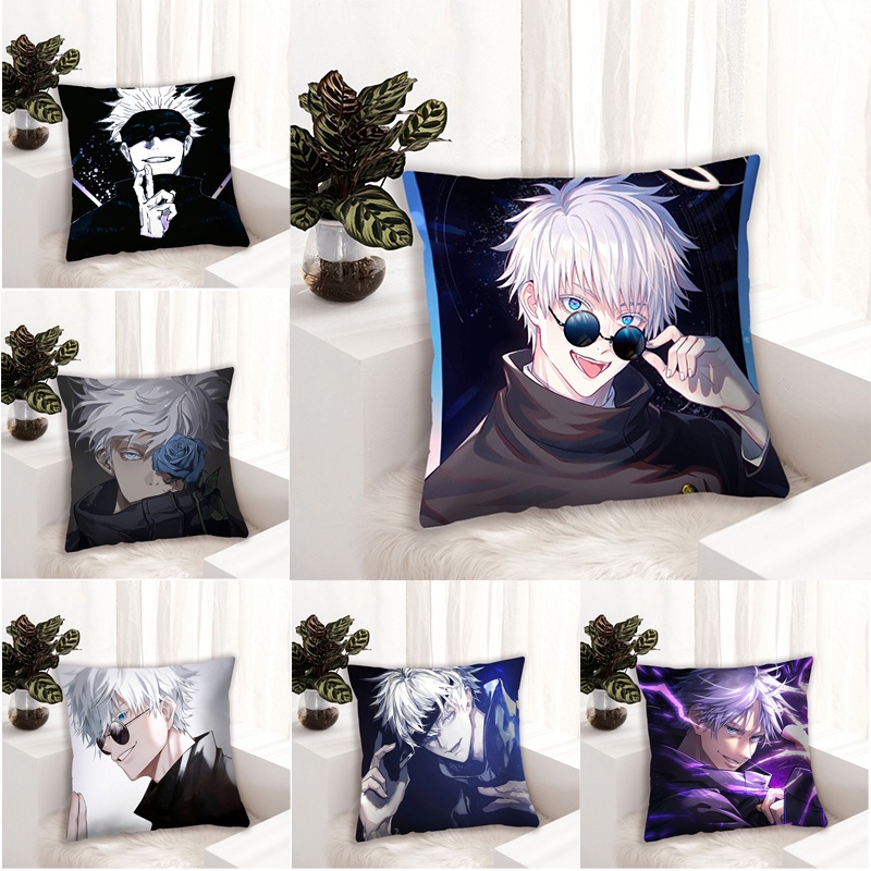 Jujutsu Kaisen Satoru Gojo Square Pillow Case Single Side Printed ...