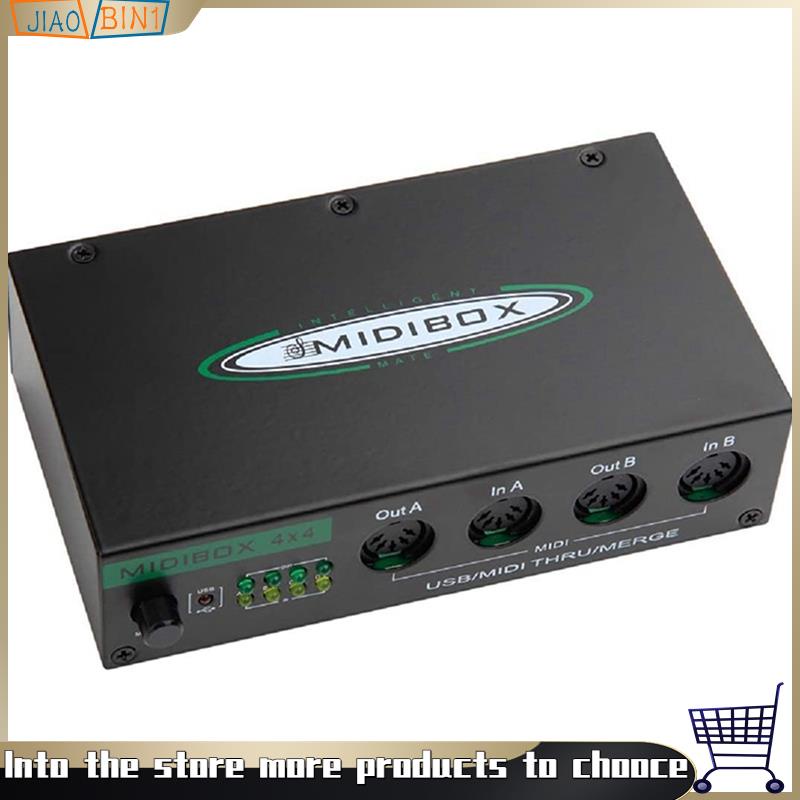 [jiaobin1]MIDI Box Musical Instruments USB MIDI Interface Merge Thru ...