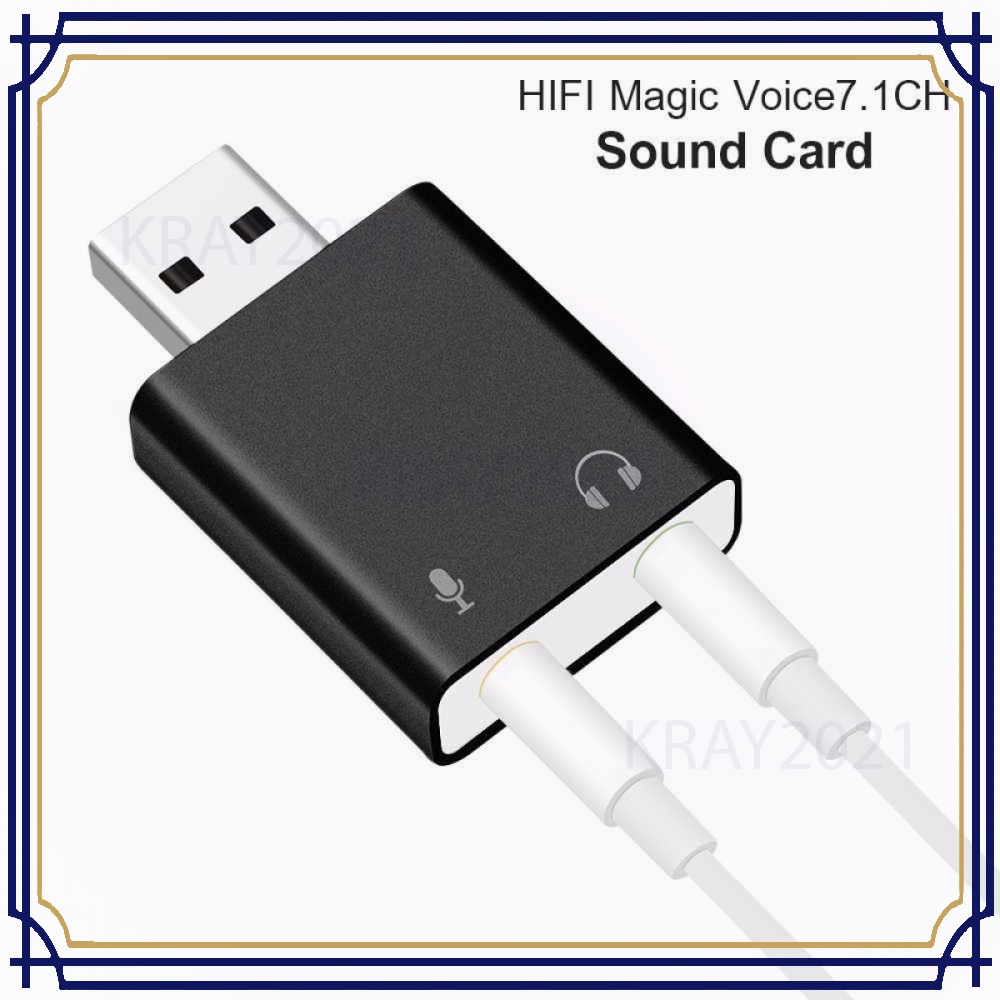 External USB Sound Card HiFi Magic Voice 3D Audio IT710 | Shopee ...
