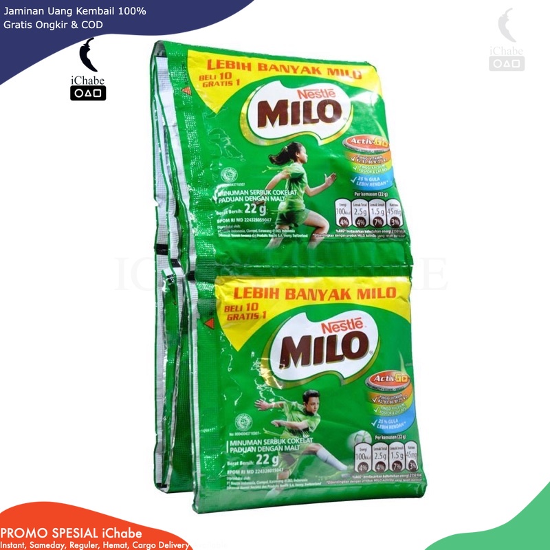 [COD AVAILABLE] DS Milo Activ Go Renceng 10X22gr (10 sachets) | Shopee ...