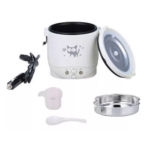 Car mounted rice cooker C2 Car mounted rice cooker 12V 24V 220V 1L Mini ...