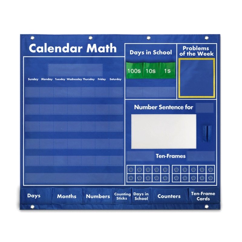 love* Calendar Pocket Chart Math Pocket Chart Educational Pocket Chart ...