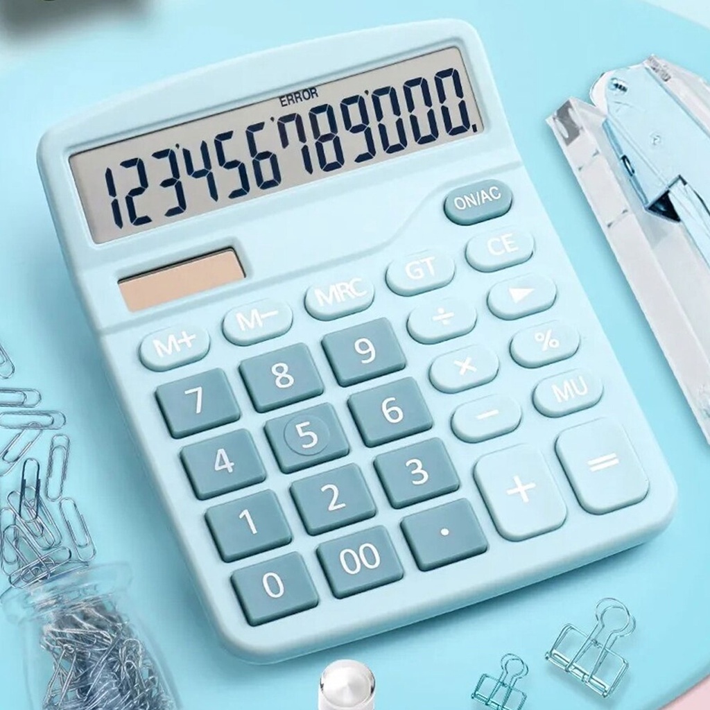 Calculator X-837B 12-Digit Dual Power Supply Handheld Desktop Calculator With Large Lcd Display ...