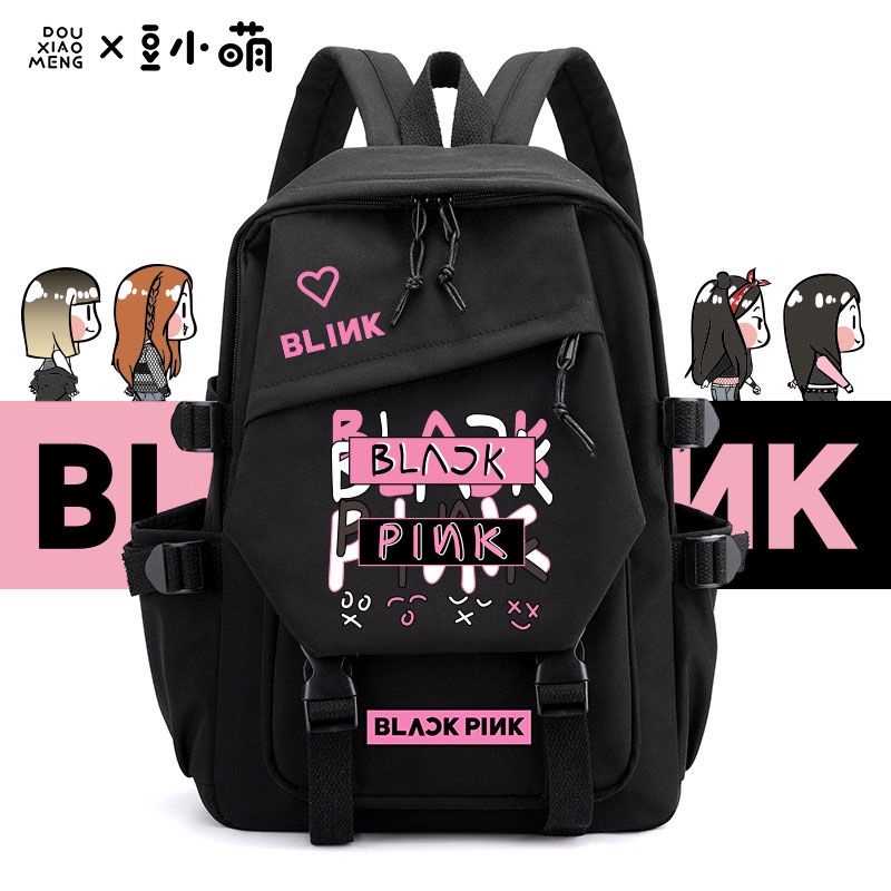 Blackpink Merchandise Schoolbag Cute Star Support Backpack Backpack ...