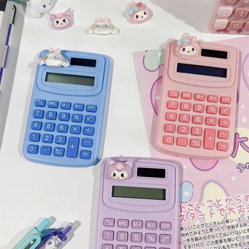 Cute Sanrio Mini Portable Calculator Kuromi Cinnamonroll My Melody ...