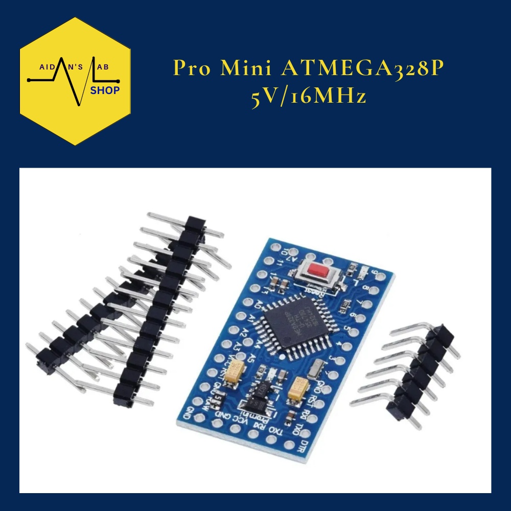 Arduino Pro Mini | Pro Mini ATMEGA328P 5V/16MHz | Aidans Lab | Shopee ...