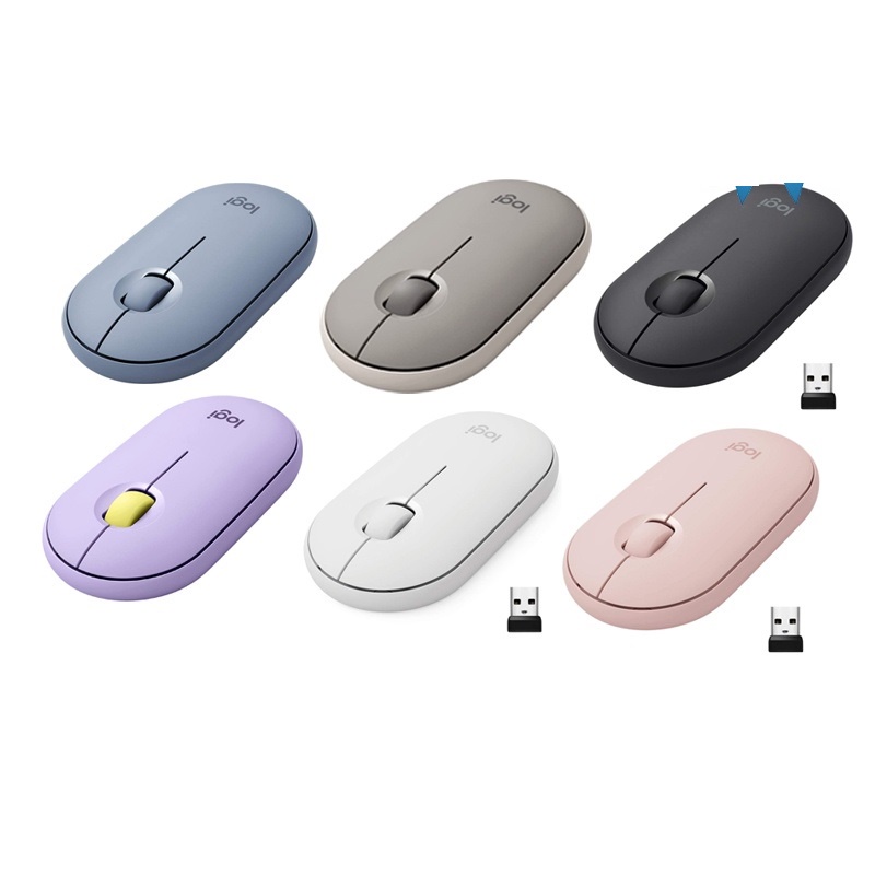 Logitech Pebble Wireless Mouse 1000dpi 2.4ghz Silent Slim Bluetooth ...
