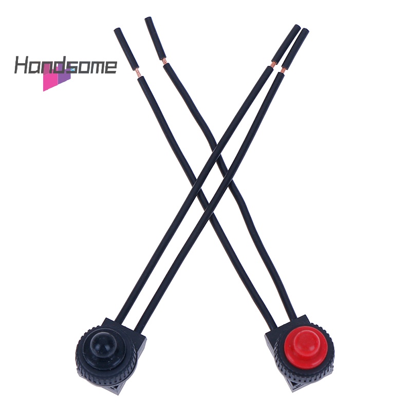 Handsome- 220v waterproof push button on-off with 4" wire black NEW ...