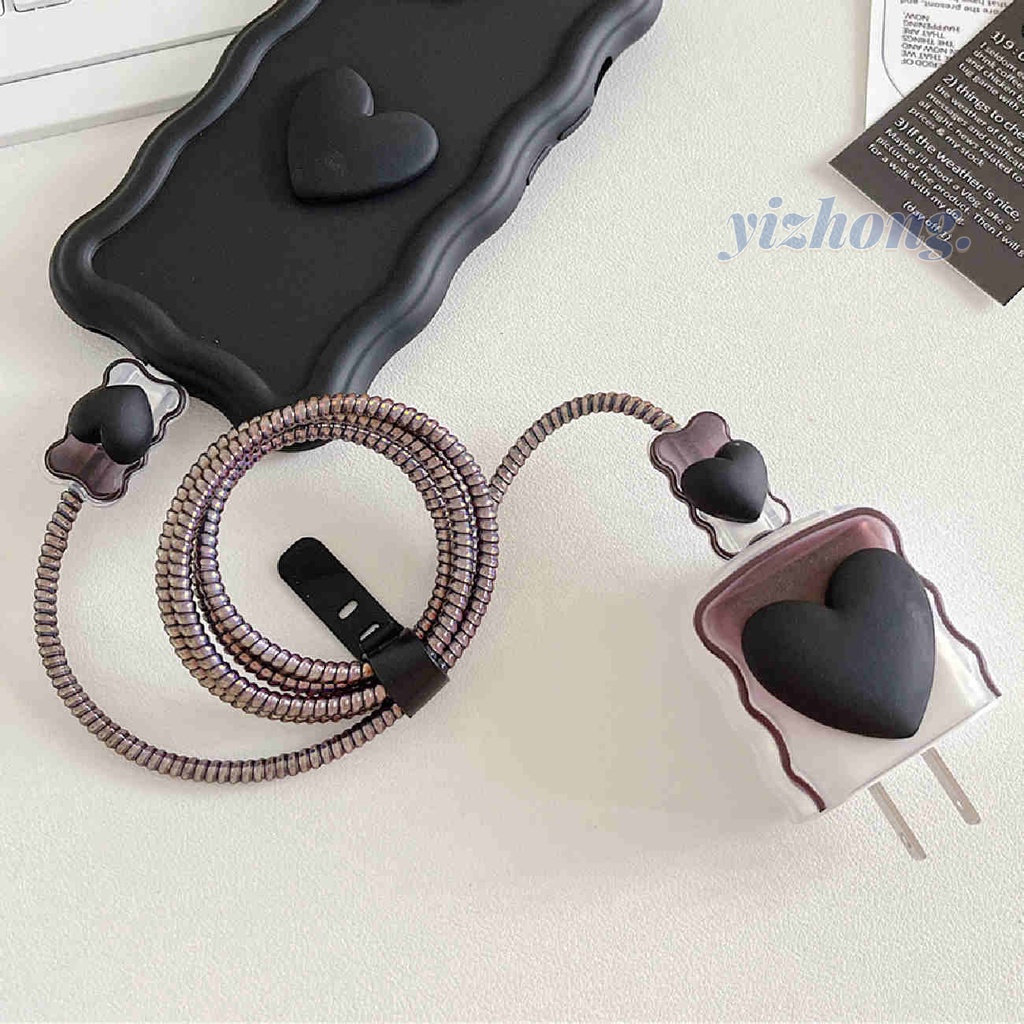 Charger Case 5PCS Set For iPhone 18W/20W Gradient Color Plush Love ...