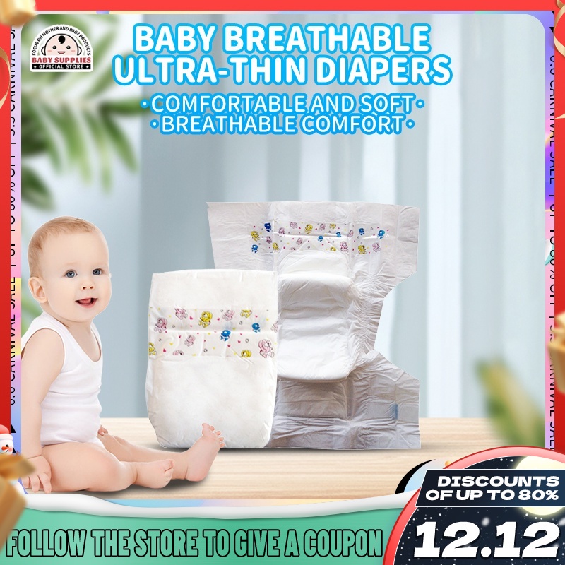 Baby Diaper 50Pcs Baby Disposable Diapers Baby Diaper Tape Diaper For ...