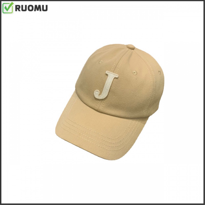 Ruomu letter J baseball cap men's and women's fashion hat | Shopee ...