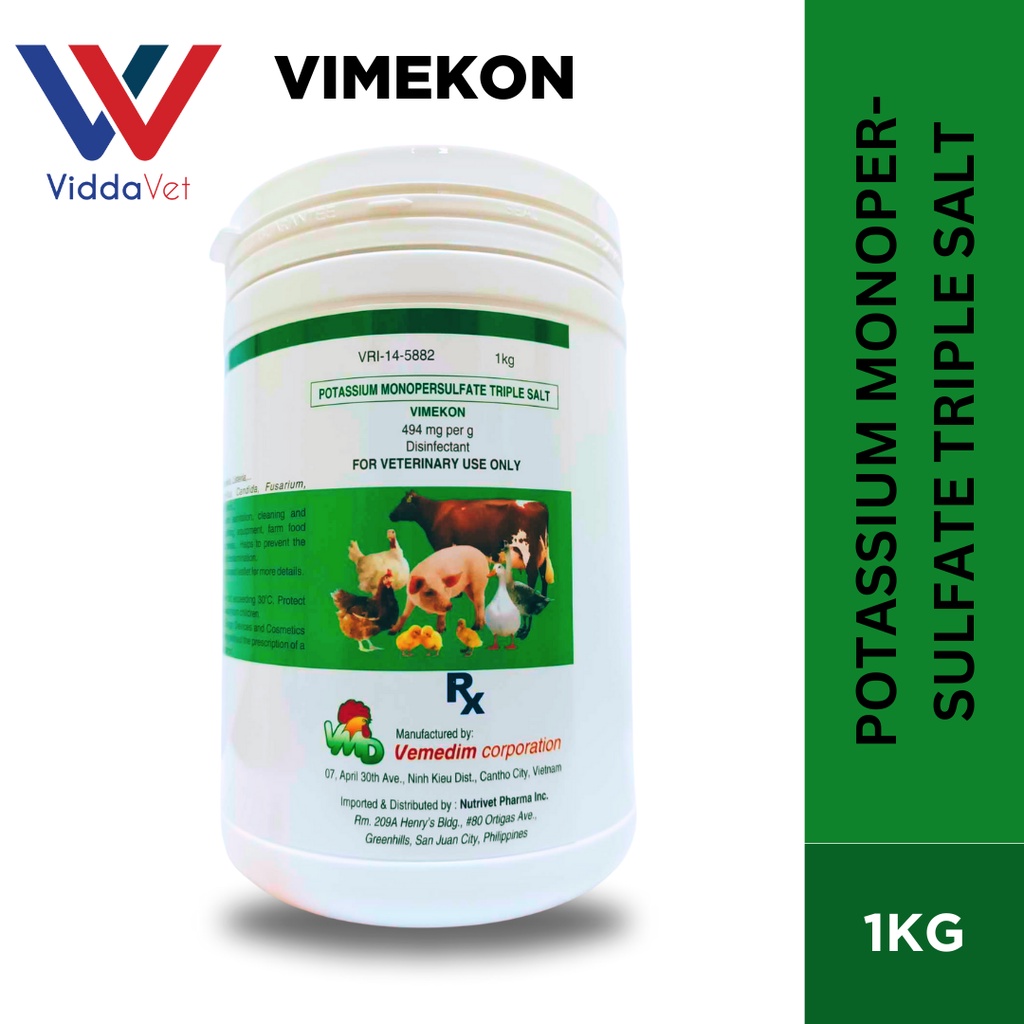 1kg Vimekon disinfectant with potassium monopersulfate triple salt 1kg ...