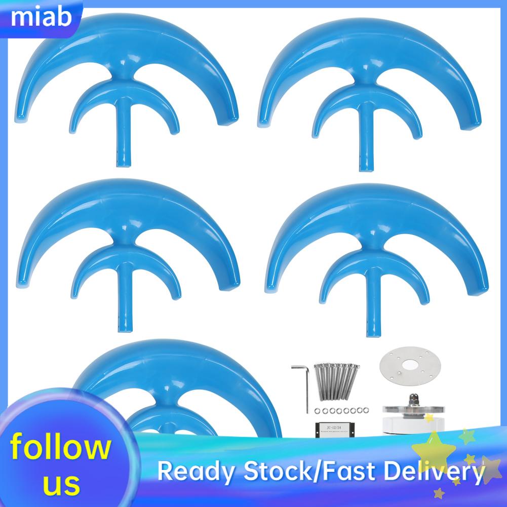 Maib Wind Turbine Set 1200W Double Layer Vertical Axes Generator for ...