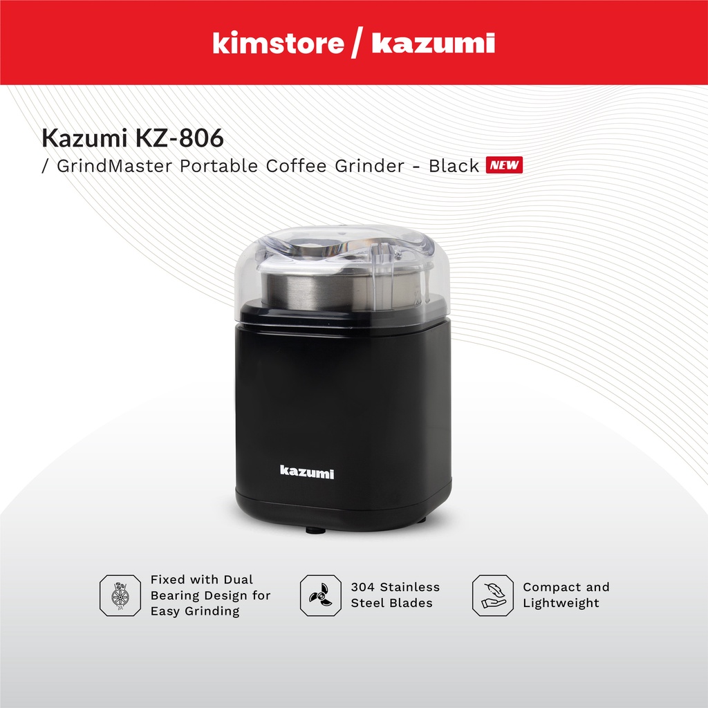 Kazumi KZ-806 GrindMaster Portable Coffee Grinder | Shopee Philippines