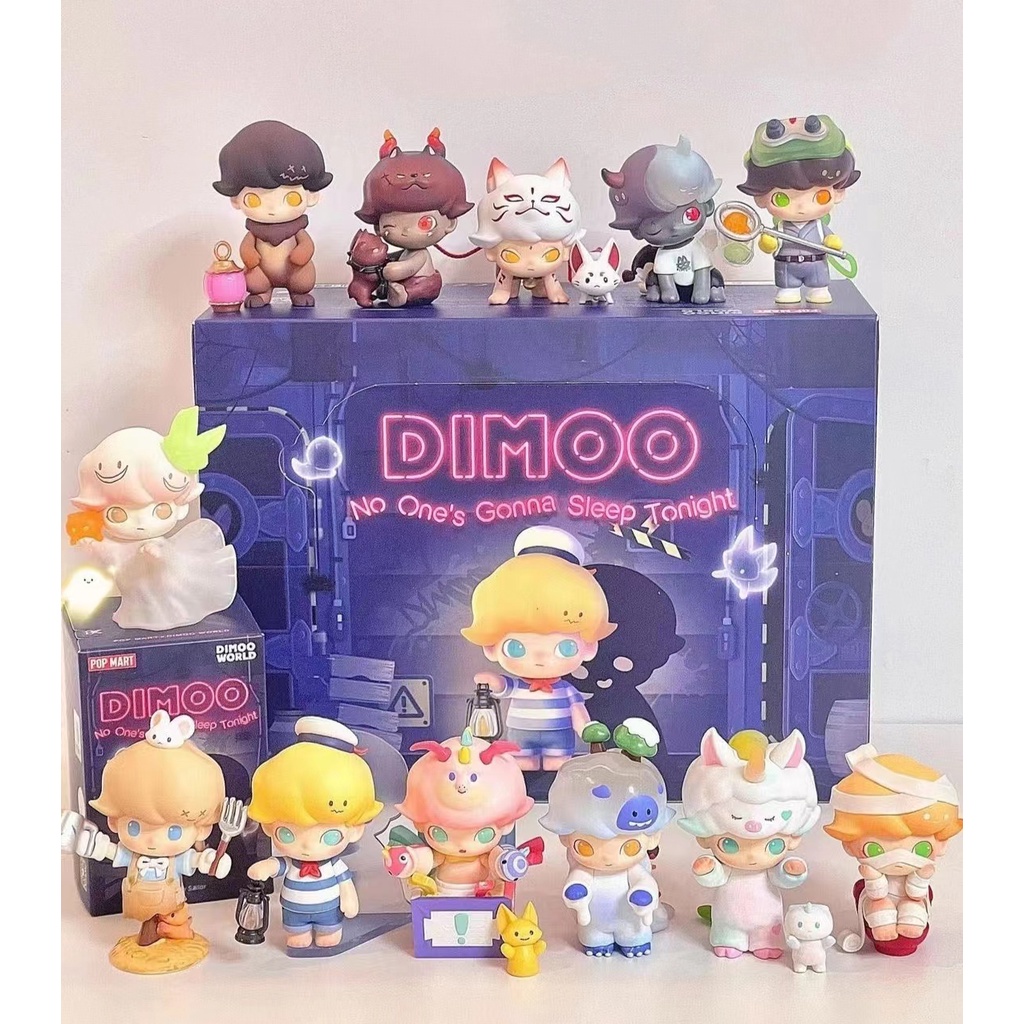 Bubble Mart DIMOO No Sleeping Tonight Series Blind Box Handmade Cute ...