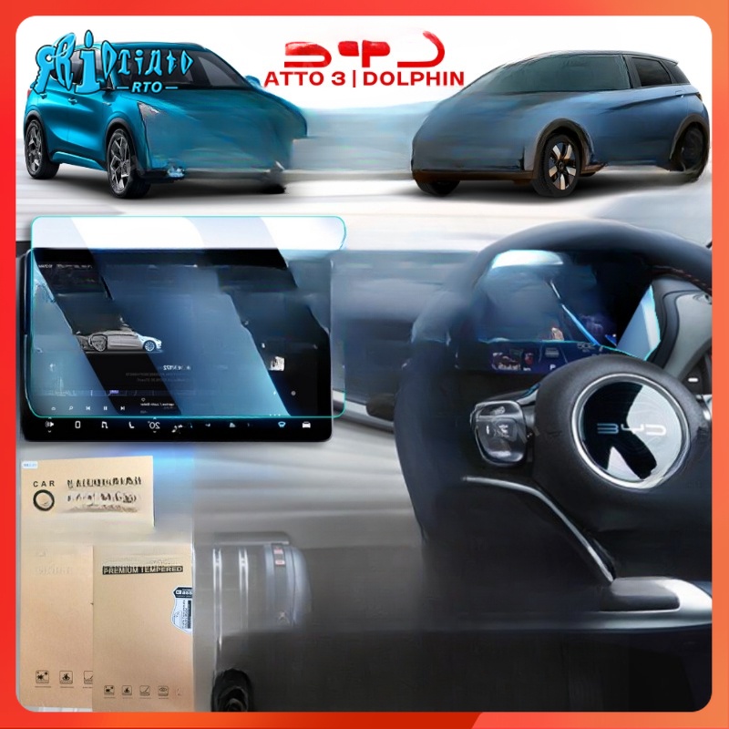 Rto [NEW] BYD ATTO 3 BYD Dolphin Infotainment & Meter Panel Tempered ...