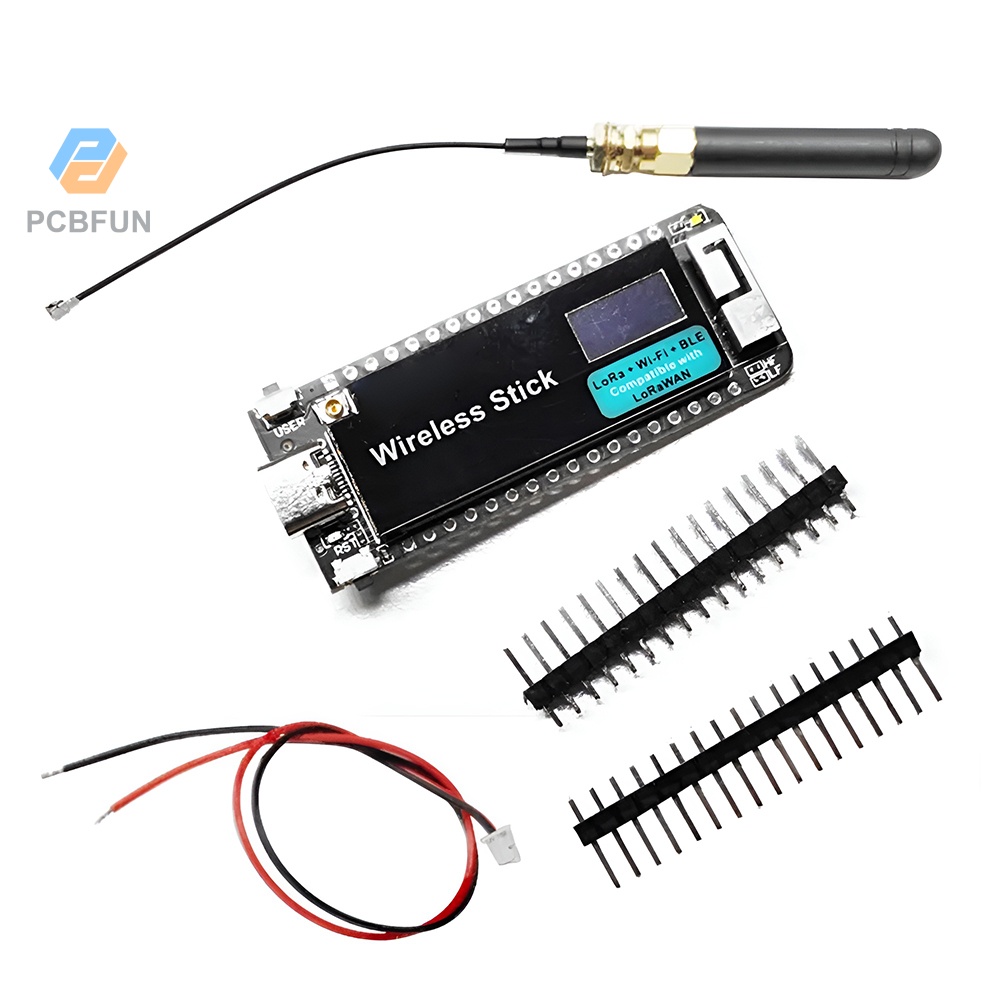 Pcbfun Esp32 S3 Wireless Stick V3 Lora Wifi Bluetooth Development Board With 049 Oled Shopee 